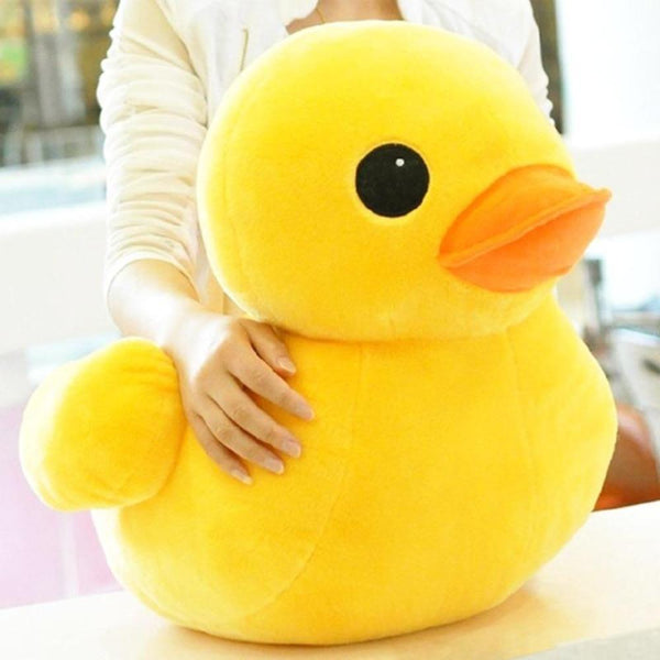 Yellow Duck Pillow Plush Stuffed Sleepy Animal Squish Mellow Rubber ...